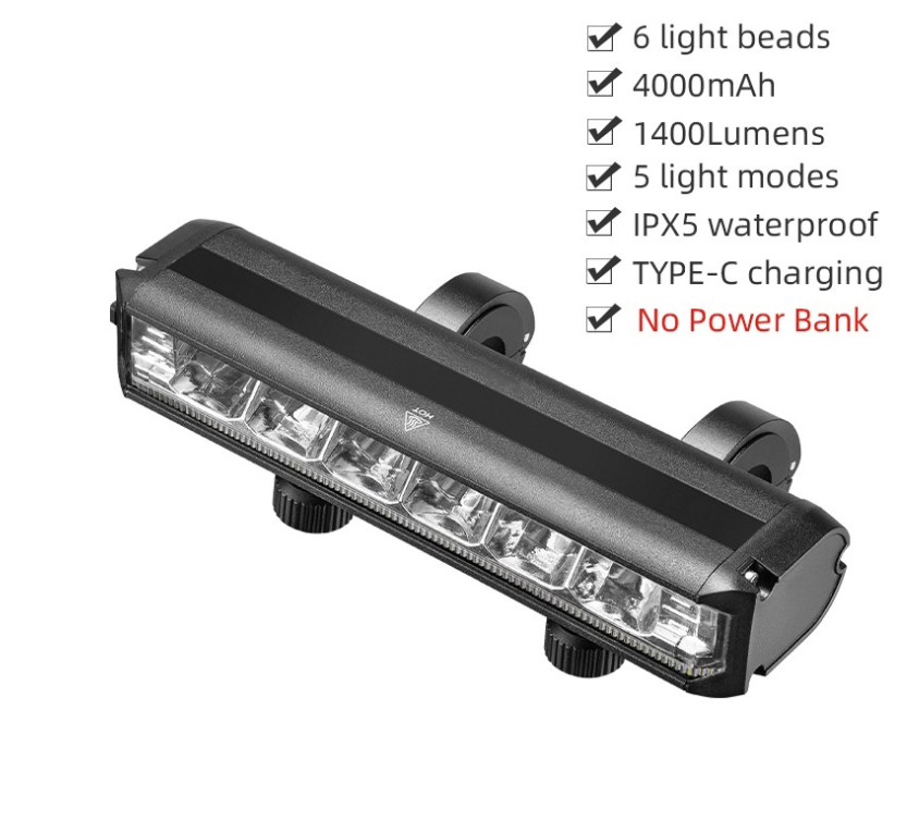 Bicycle / eBike Light Bar - USB rechargeable – Riding For Life